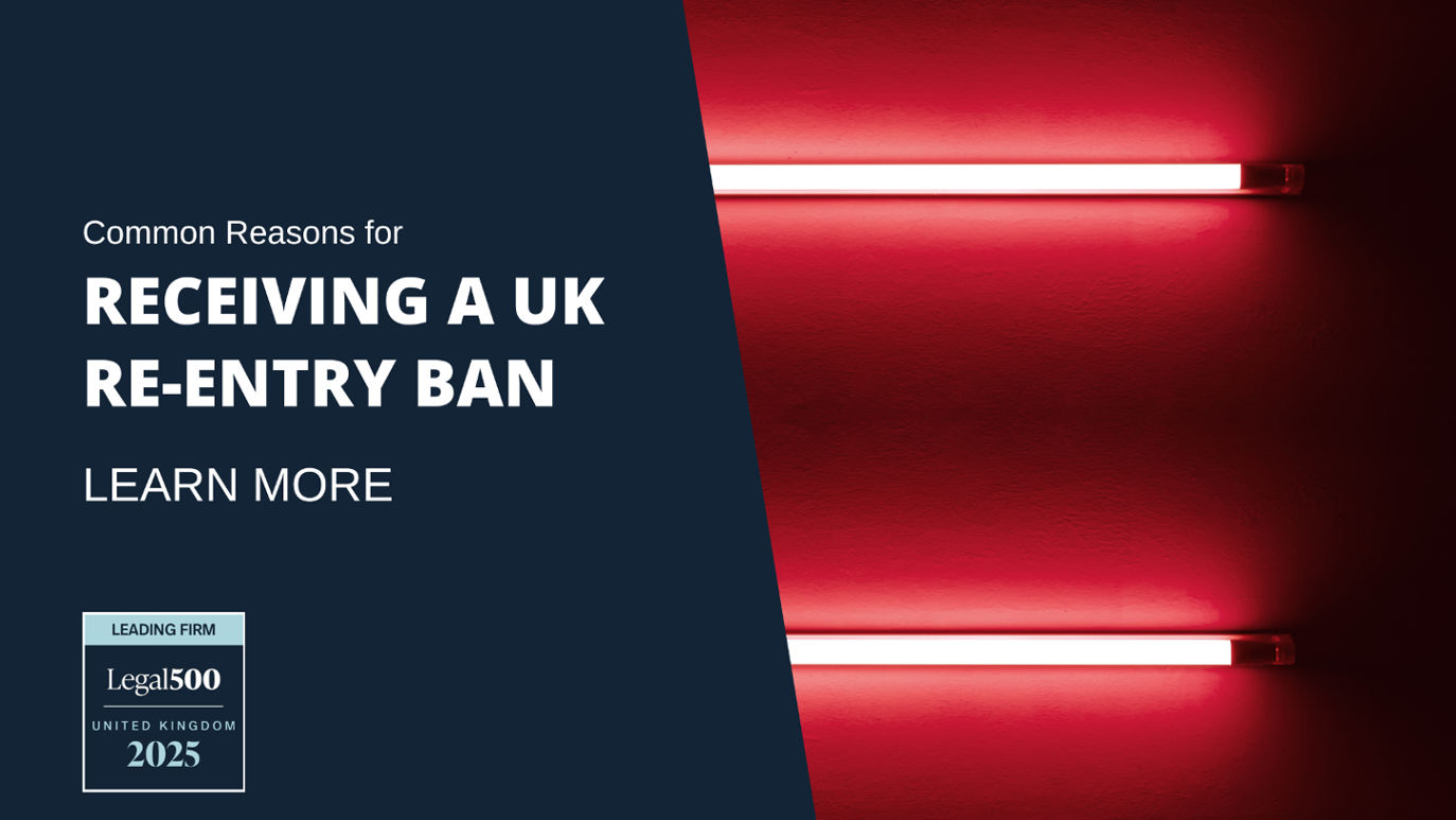 Common Reasons for Receiving a UK Re-Entry Ban
